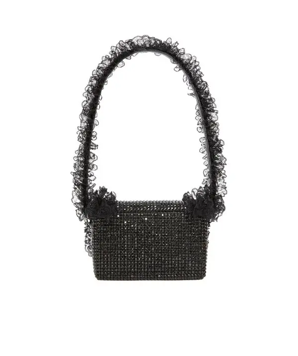 SELF-PORTRAIT Crystal Lace Detail Bag