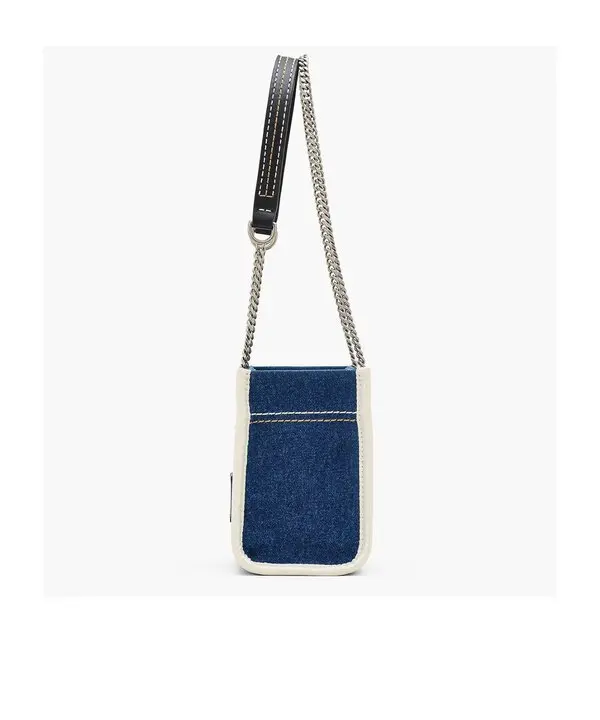 Marc Jacobs Denim Chain Crossbody Bag - Blue
