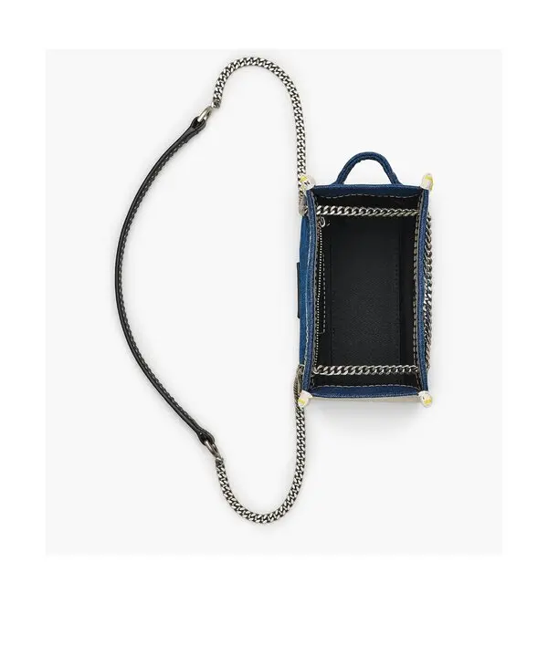 Marc Jacobs Denim Chain Crossbody Bag - Blue