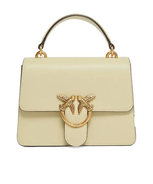 Pinko Love One Fold-over Tote Bag - Nude