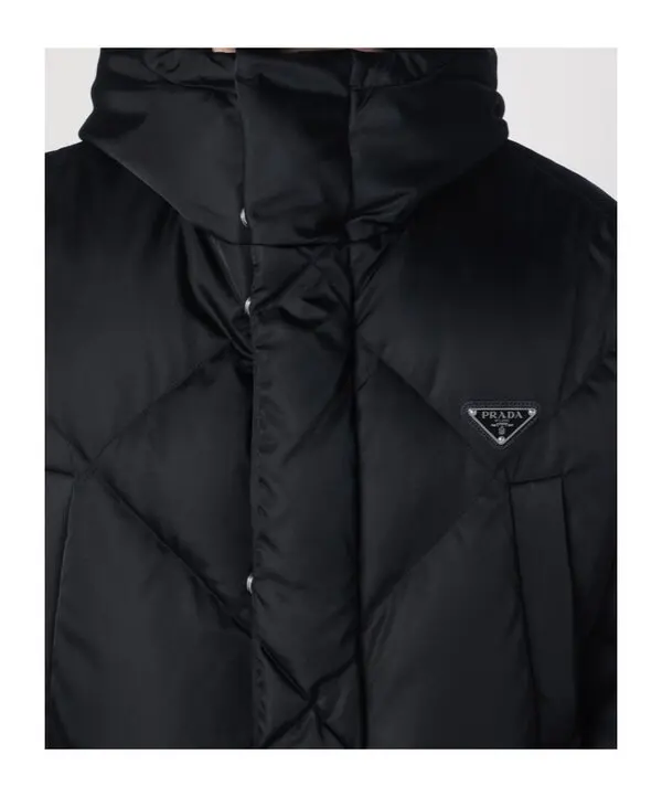 Prada Quilted Hooded Jacket