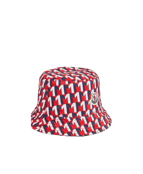 Moncler Logo Patch Reversible Bucket Hat