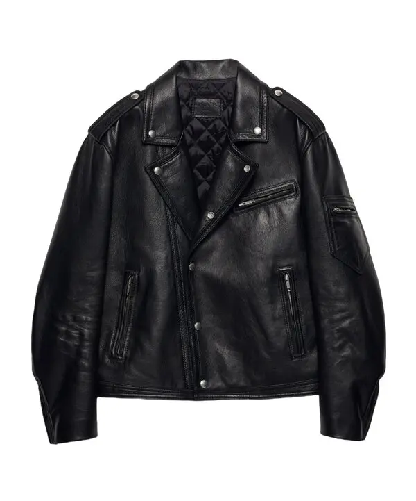 Prada Leather Biker Jacket