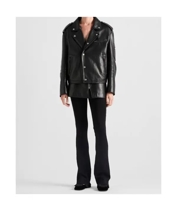 Prada Leather Biker Jacket