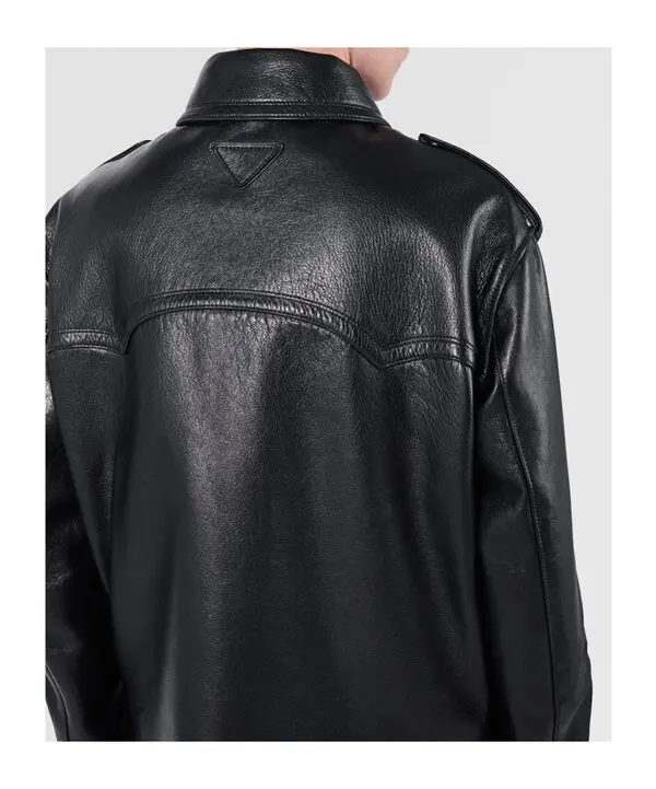 Prada Leather Biker Jacket