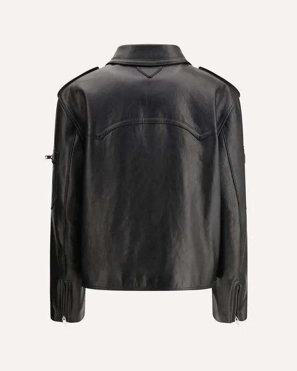 Prada Leather Biker Jacket