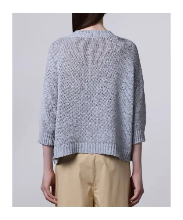 ROBERTO COLLINA V-neck Knitted Sweater