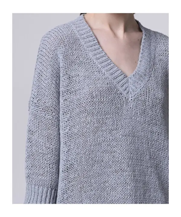 ROBERTO COLLINA V-neck Knitted Sweater