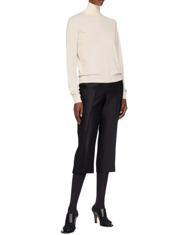 THE ROW Heva Turtleneck Knitted Jumper - Shell Color