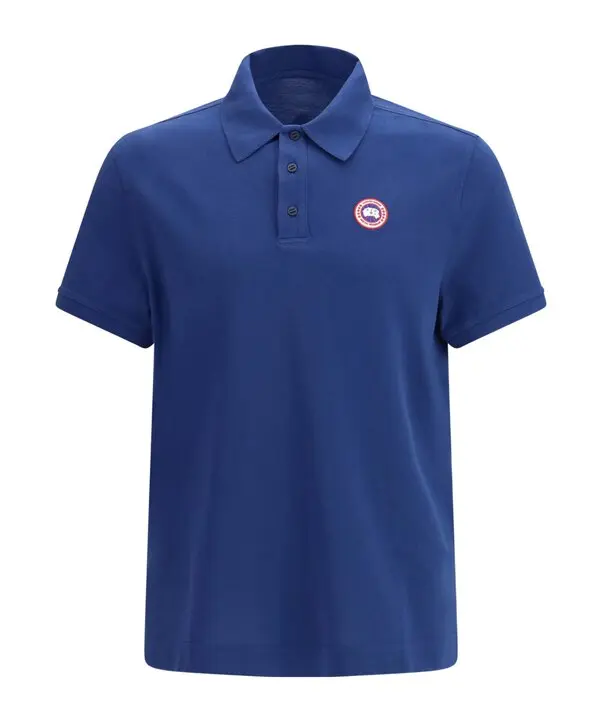 Canada Goose Beckley Logo Patch Polo Shirt - Navy Blue