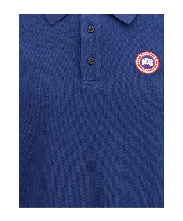 Canada Goose Beckley Logo Patch Polo Shirt - Navy Blue