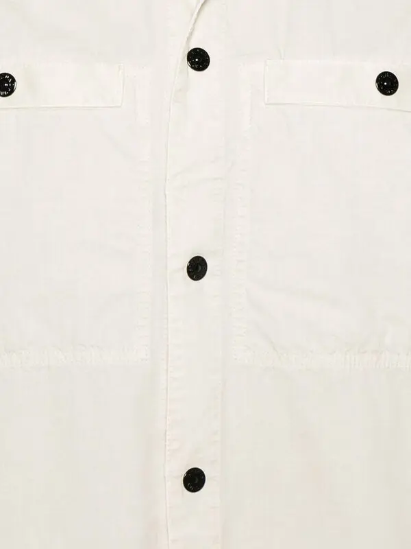 Stone Island Compass Patch Short-sleeved Shirt - Sand