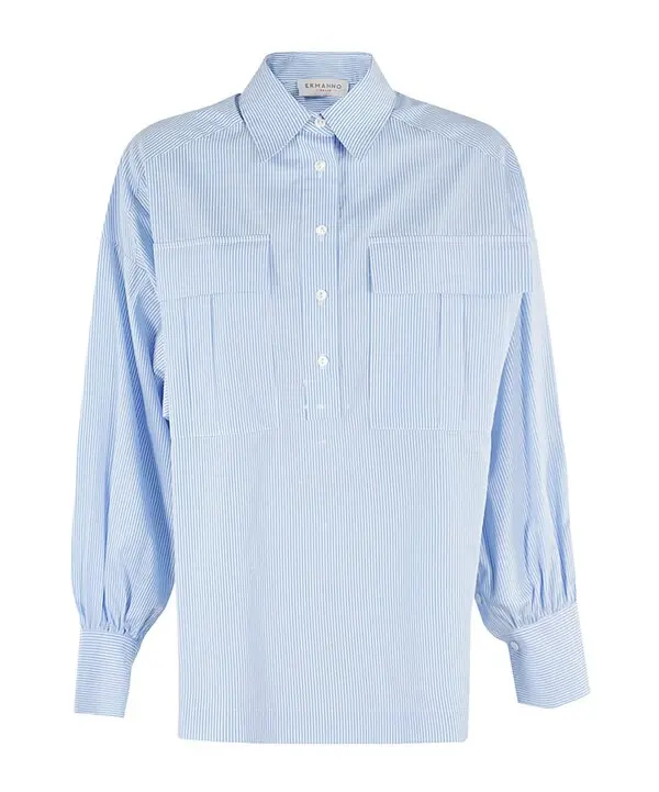 ERMANNO FIRENZE Striped Long Sleeve Shirt