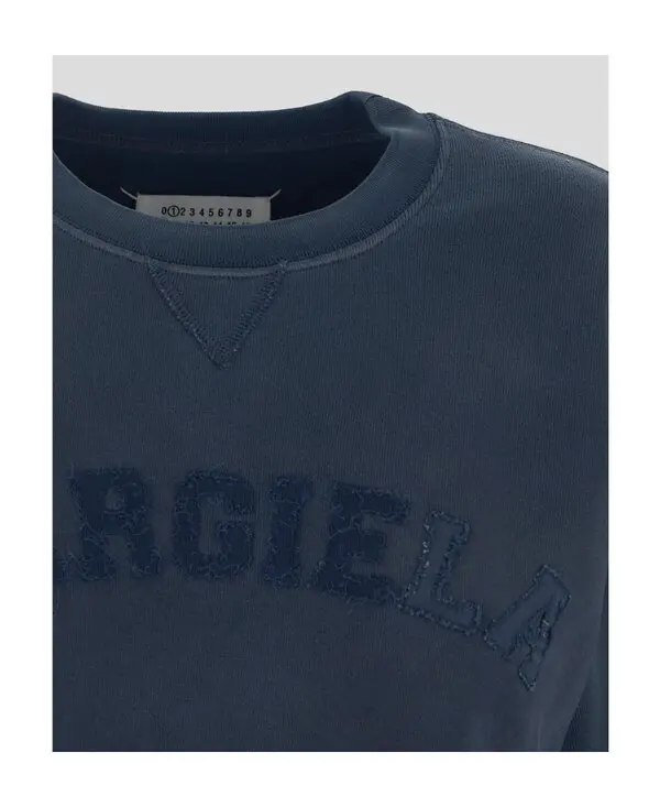MAISON MARGIELA Glitter-embellished Logo Sweatshirt