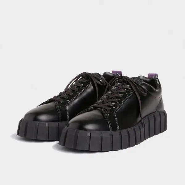 Eytys Odessa Leather Trainers - Black