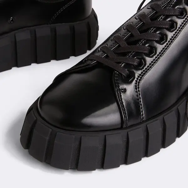Eytys Odessa Leather Trainers - Black