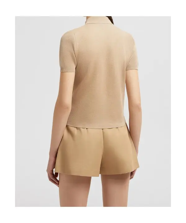 Moncler Logo Embroidered Polo Shirt