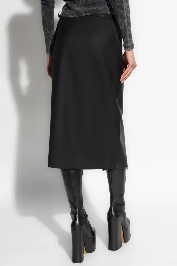 DIESEL® O-kessy-long-p1 Midi Wrap Skirt
