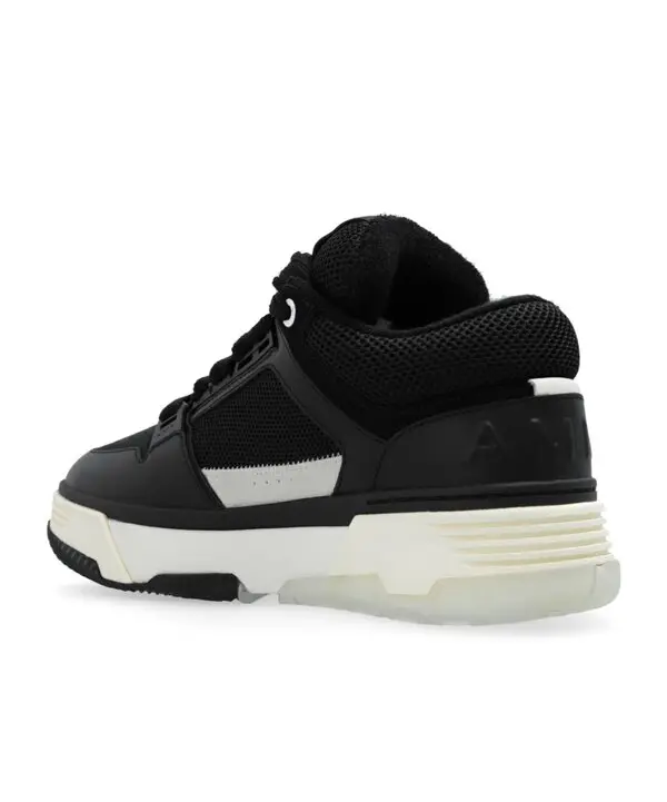 Amiri Monogram Panelled Low-top Sneakers - Black