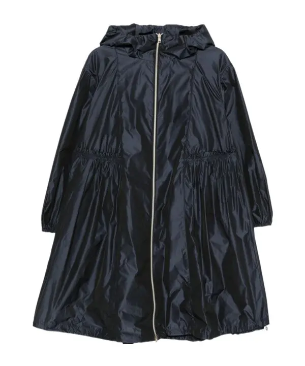 Herno Hooded Zip-up Parka - Black