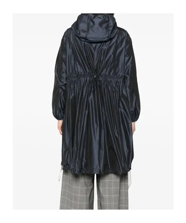 Herno Hooded Zip-up Parka - Black