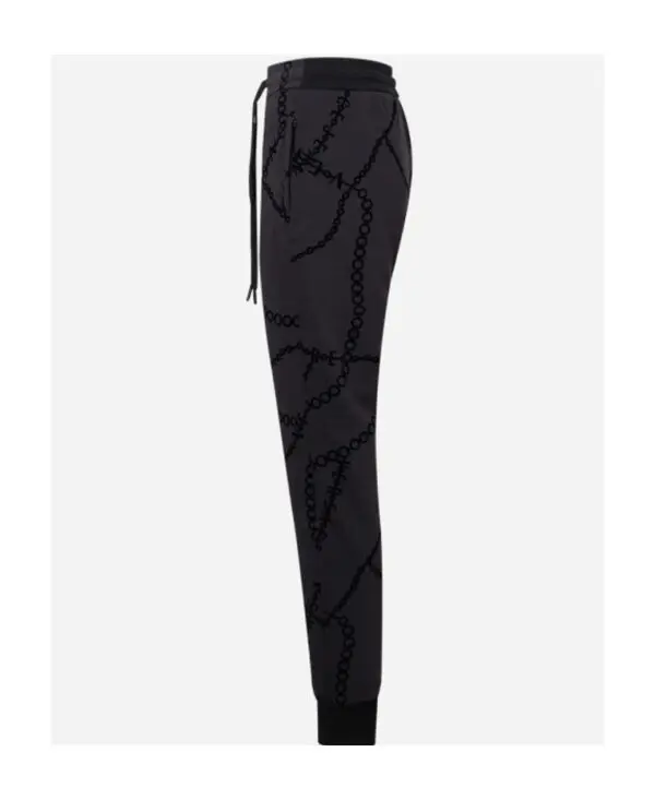 Versace Chain-printed Drawstring Track Pants
