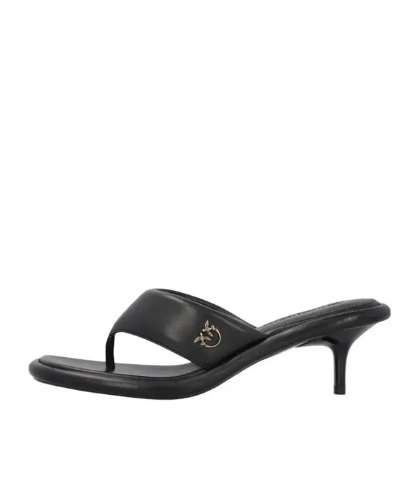 Pinko Love Birds Plaque Sandals
