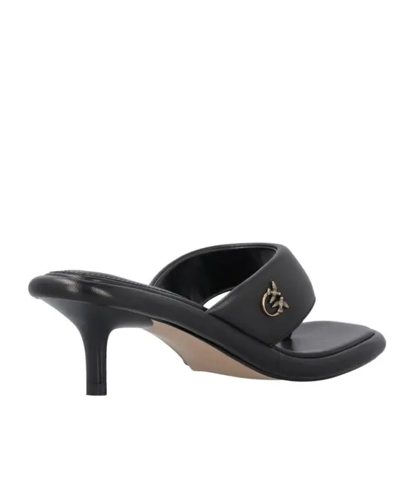 Pinko Love Birds Plaque Sandals