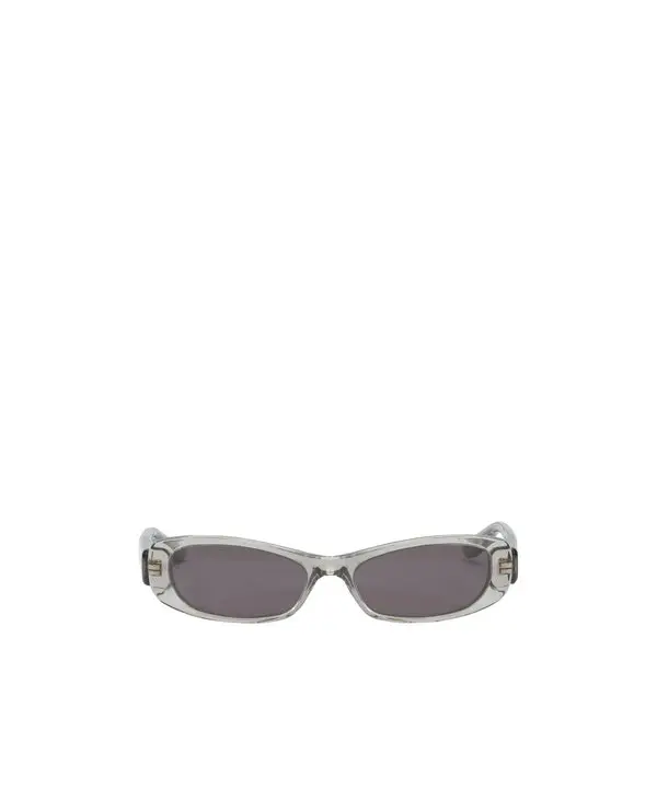 Balenciaga Nova Oval Sunglasses - Gray
