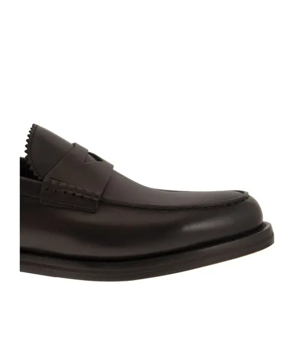 DOUCAL'S Penny Slip-on Loafers - Black