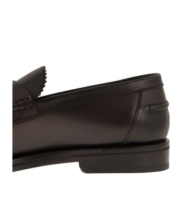 DOUCAL'S Penny Slip-on Loafers - Black