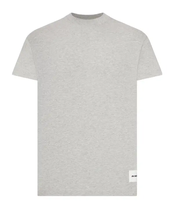 JIL SANDER Logo Patch Crewneck Pack Of Three T-shirt