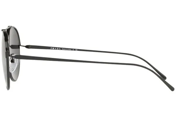 Prada Logo Aviator Sunglasses - Gray