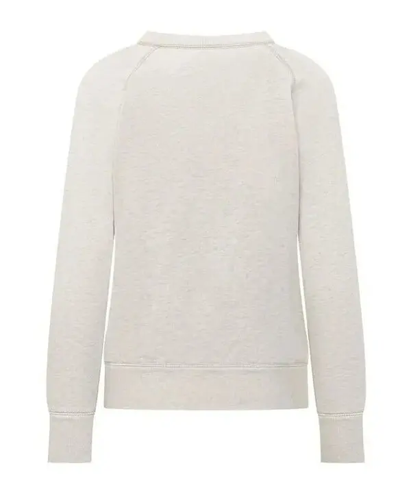 Isabel Marant Étoile Logo-embellished Long-sleeve Sweatshirt - White