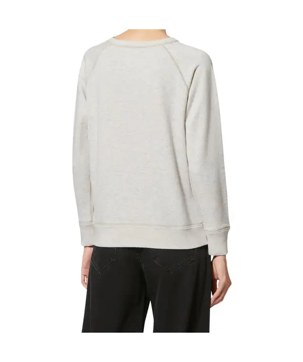 Isabel Marant Étoile Logo-embellished Long-sleeve Sweatshirt - White