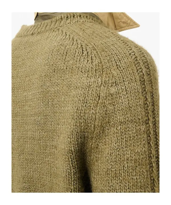 Our Legacy Roundneck Jumper - Flush Green Rustic Wool Silk