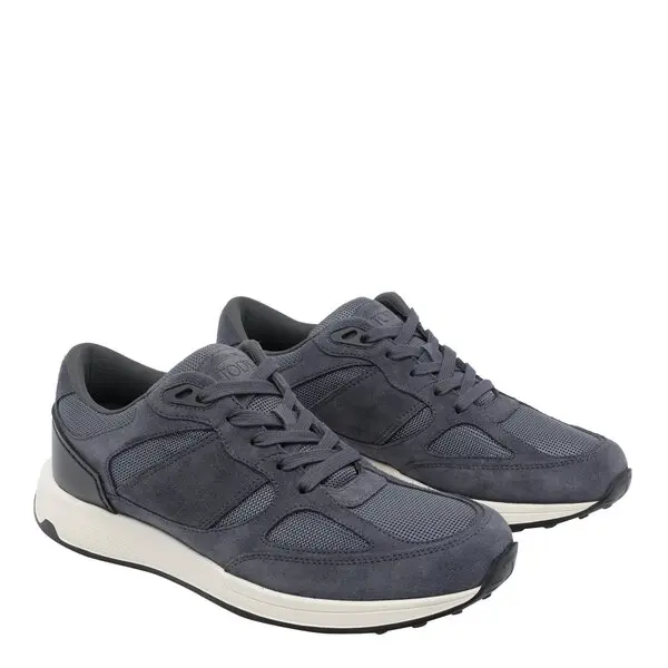 TOD'S Mesh Panelled Lace-up Sneakers - Black