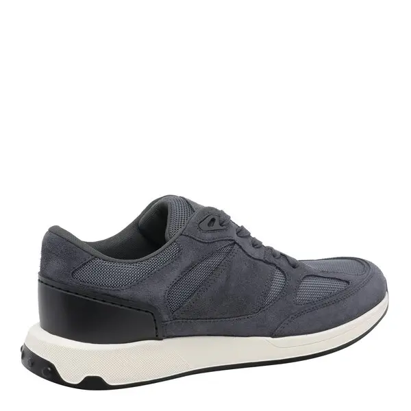 TOD'S Mesh Panelled Lace-up Sneakers - Black