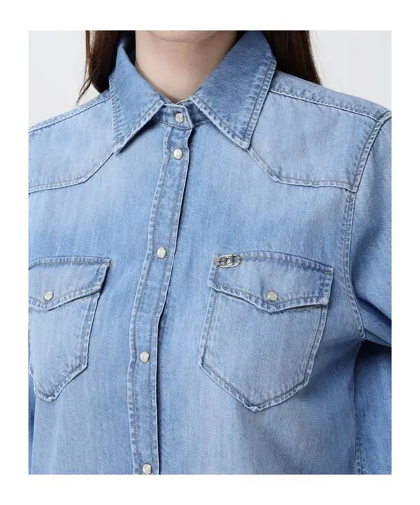 Liu Jo Long-sleeved Denim Shirt
