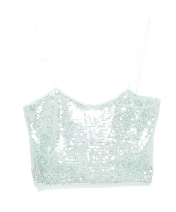 FORTE_FORTE Sequin Embellished Blouse - White