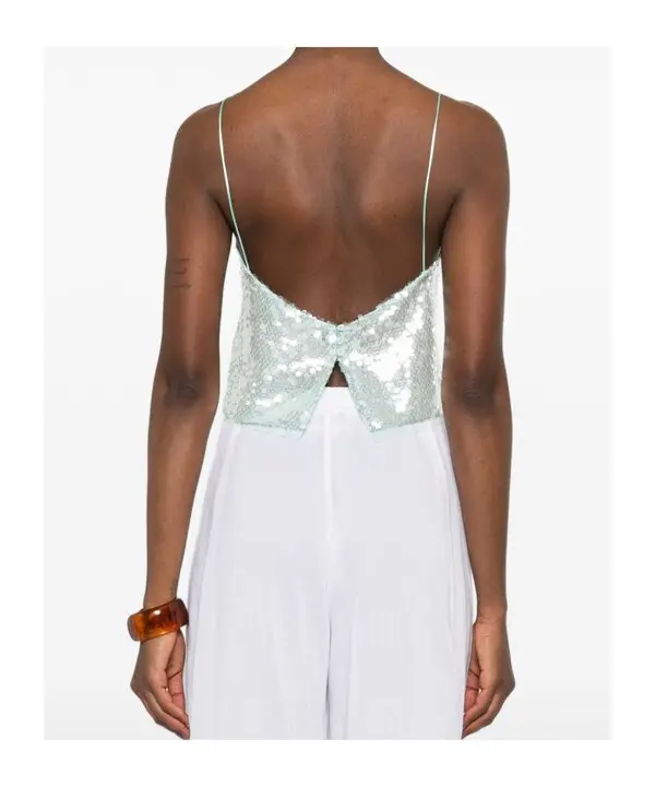 FORTE_FORTE Sequin Embellished Blouse - White