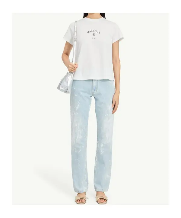MAISON MARGIELA Signature Jersey T-shirt - White