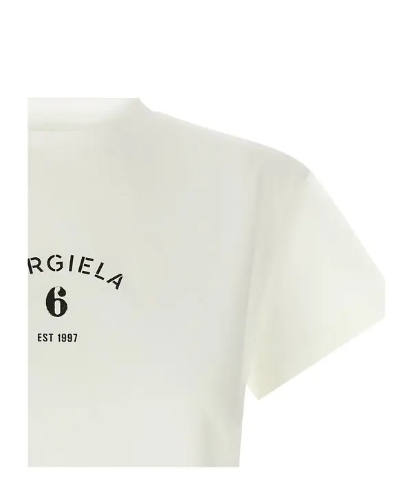 MAISON MARGIELA Signature Jersey T-shirt - White