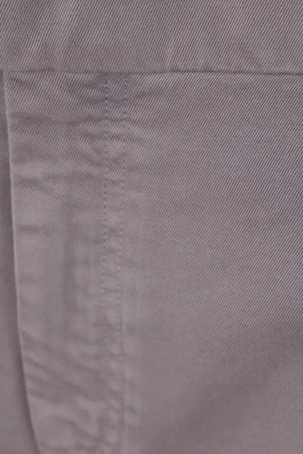 Thom Browne Tapered Leg Chinos With Pressed Crease - Medium Grey