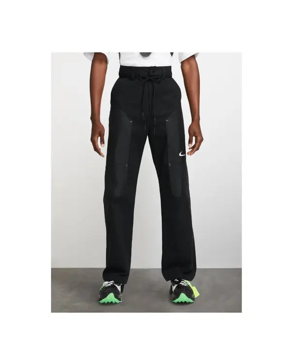 Nike X Off-white Drawstring Straight Leg Trousers