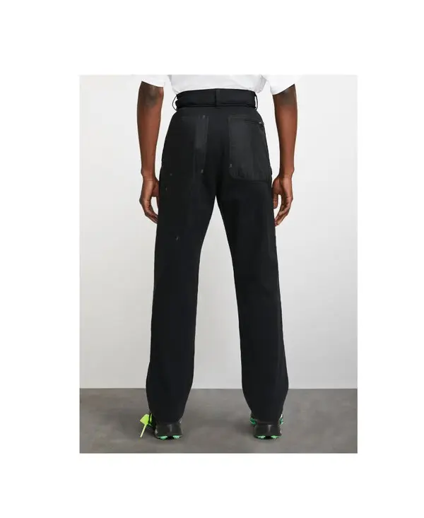 Nike X Off-white Drawstring Straight Leg Trousers