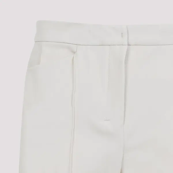 Max Mara Saffiro Straight-leg Tailored Pants - Ivory