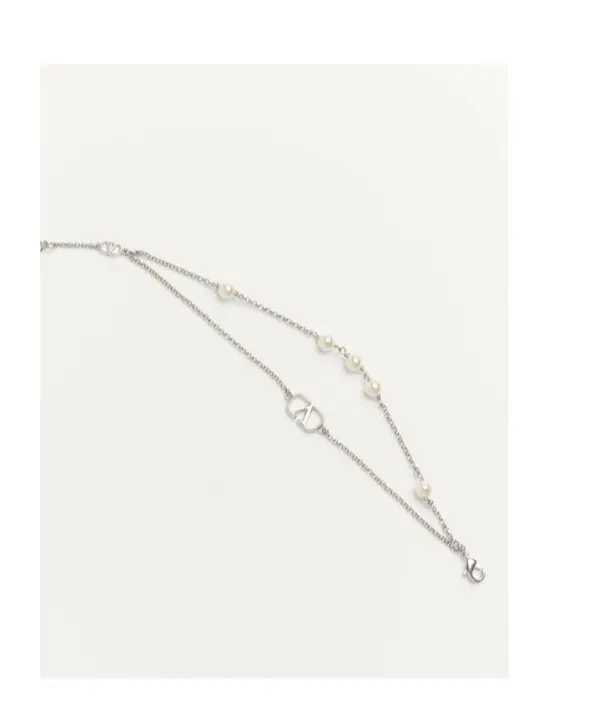 Valentino Garavani Vlogo Signature Embellished Bracelet