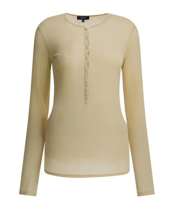 Soeur Long Sleeve Henley T-shirt