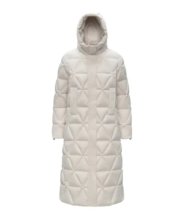 K-WAY Long Padded Hooded Jacket - No